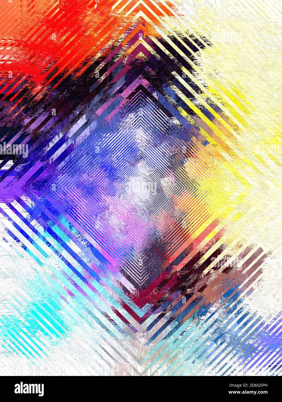 Abstract Colorful Geometrical Artwork Poster,Abstract Graphical Art ...