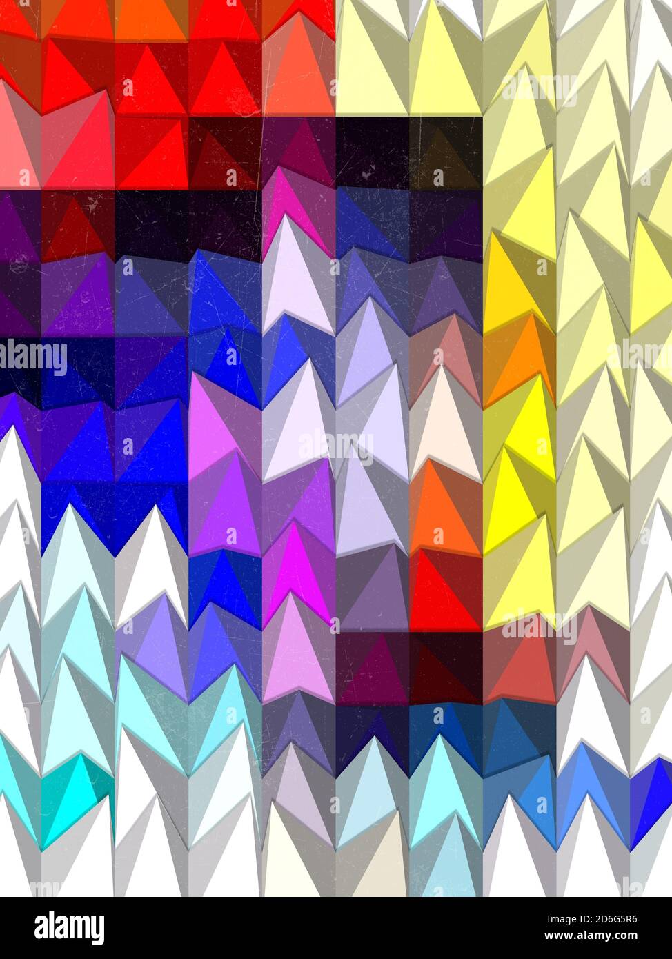 Abstract Colorful Geometrical Artwork Poster,Abstract Graphical Art ...