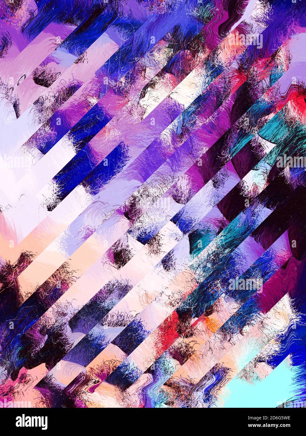 Abstract Colorful Geometrical Artwork Poster,Abstract Graphical Art ...