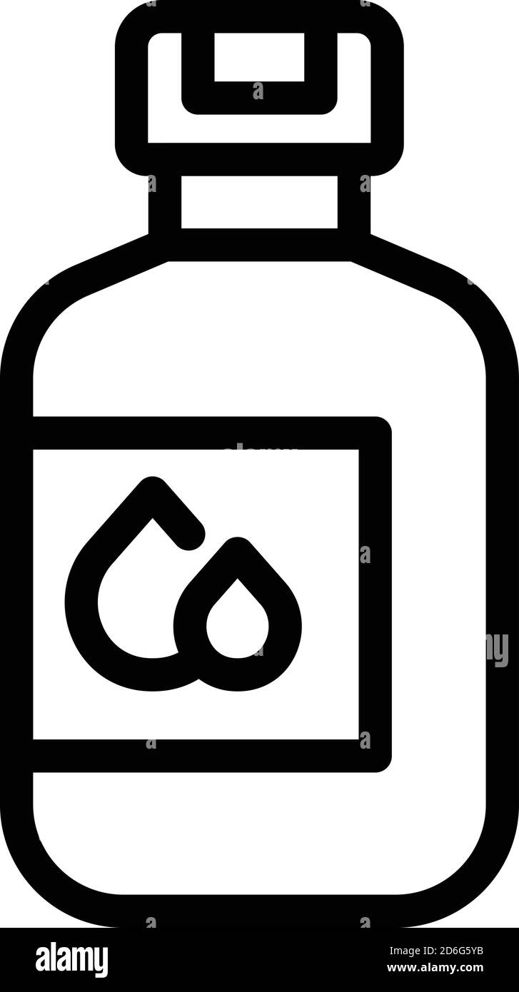 Bottle rinse icon outline Stock Vector Images - Alamy