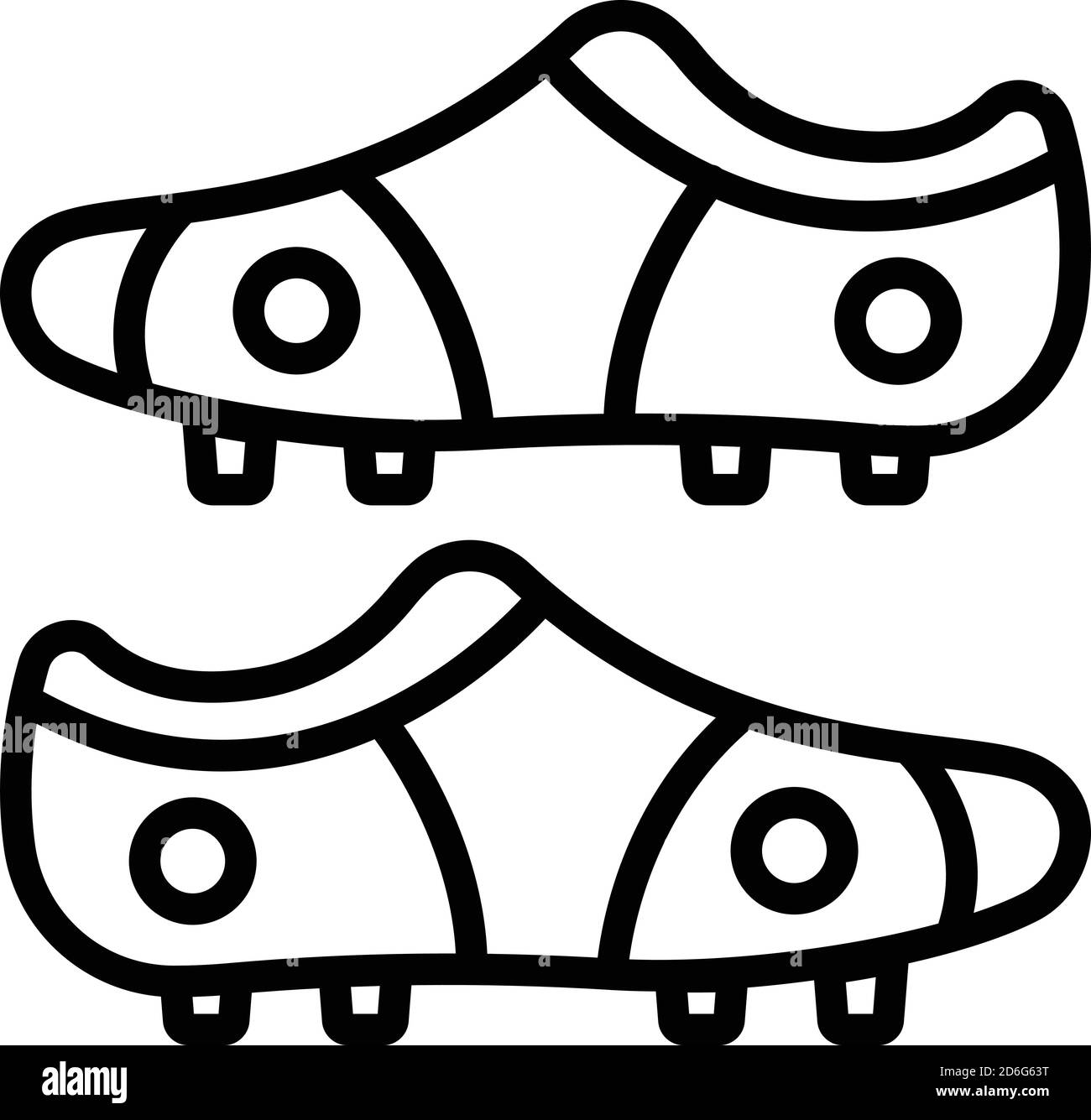Football boots icon, outline style Stock Vector Image & Art - Alamy