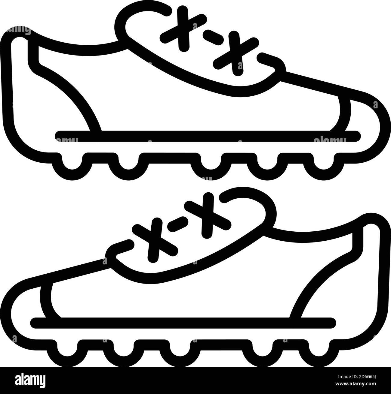Soccer boots icon, outline style Stock Vector Image & Art - Alamy