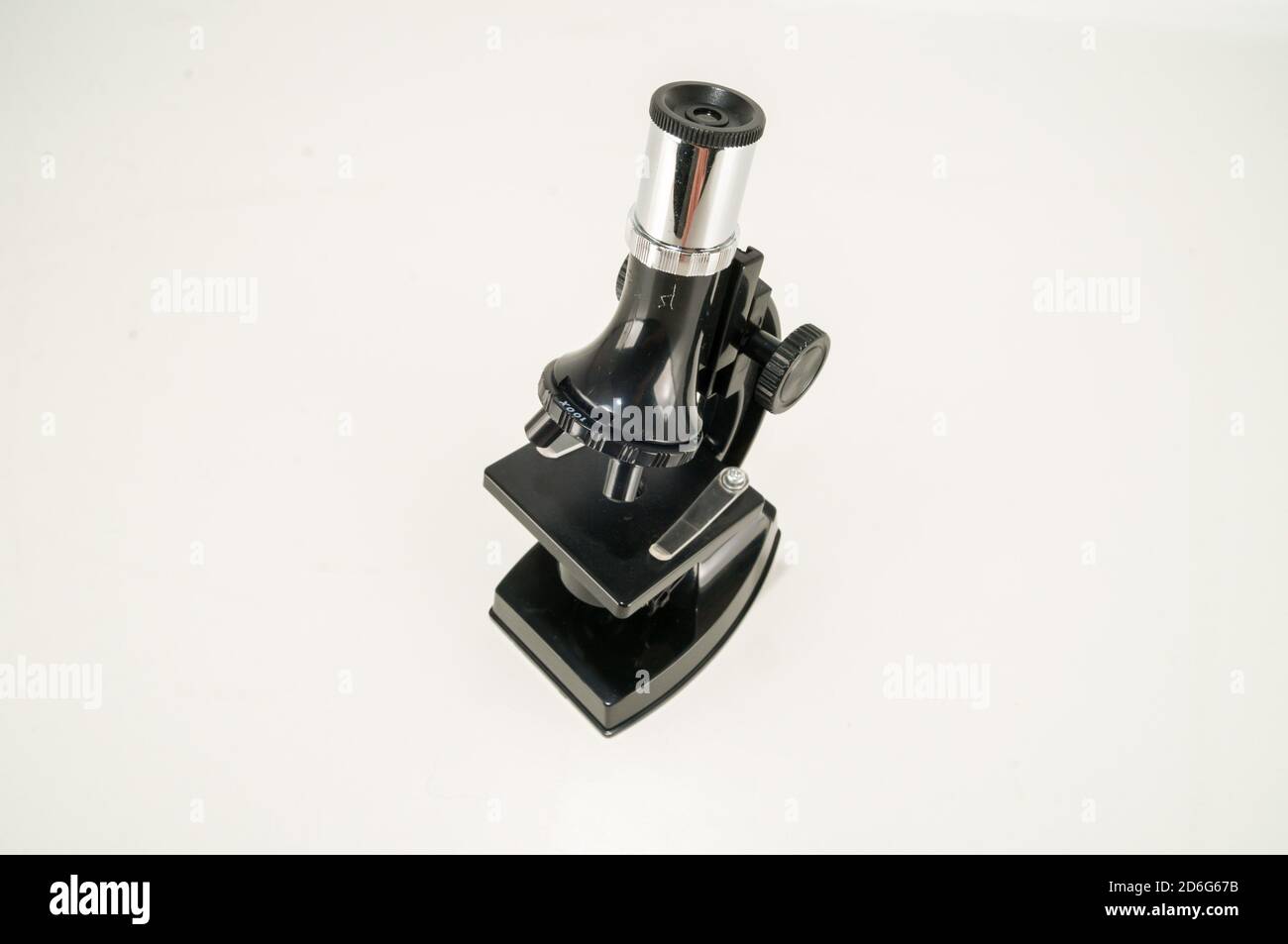 An old scientific microscope Stock Photo - Alamy