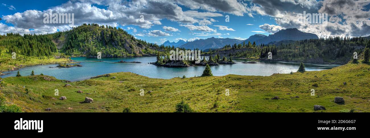 The amazing landscape of Sunshine Meadows in Canada Stock Photo - Alamy
