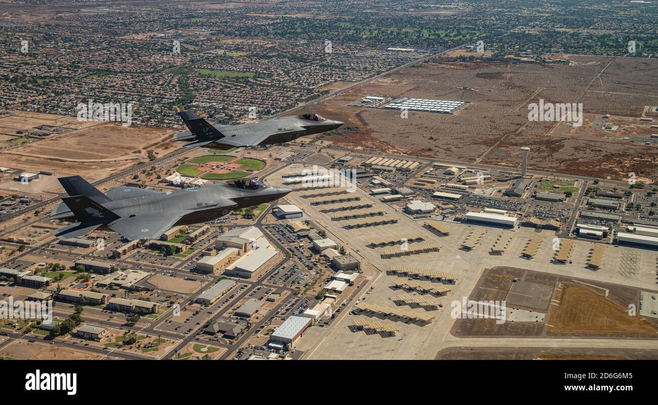 A U.S. Air Force and a Royal Australian Air Force F-35A Lightning II ...