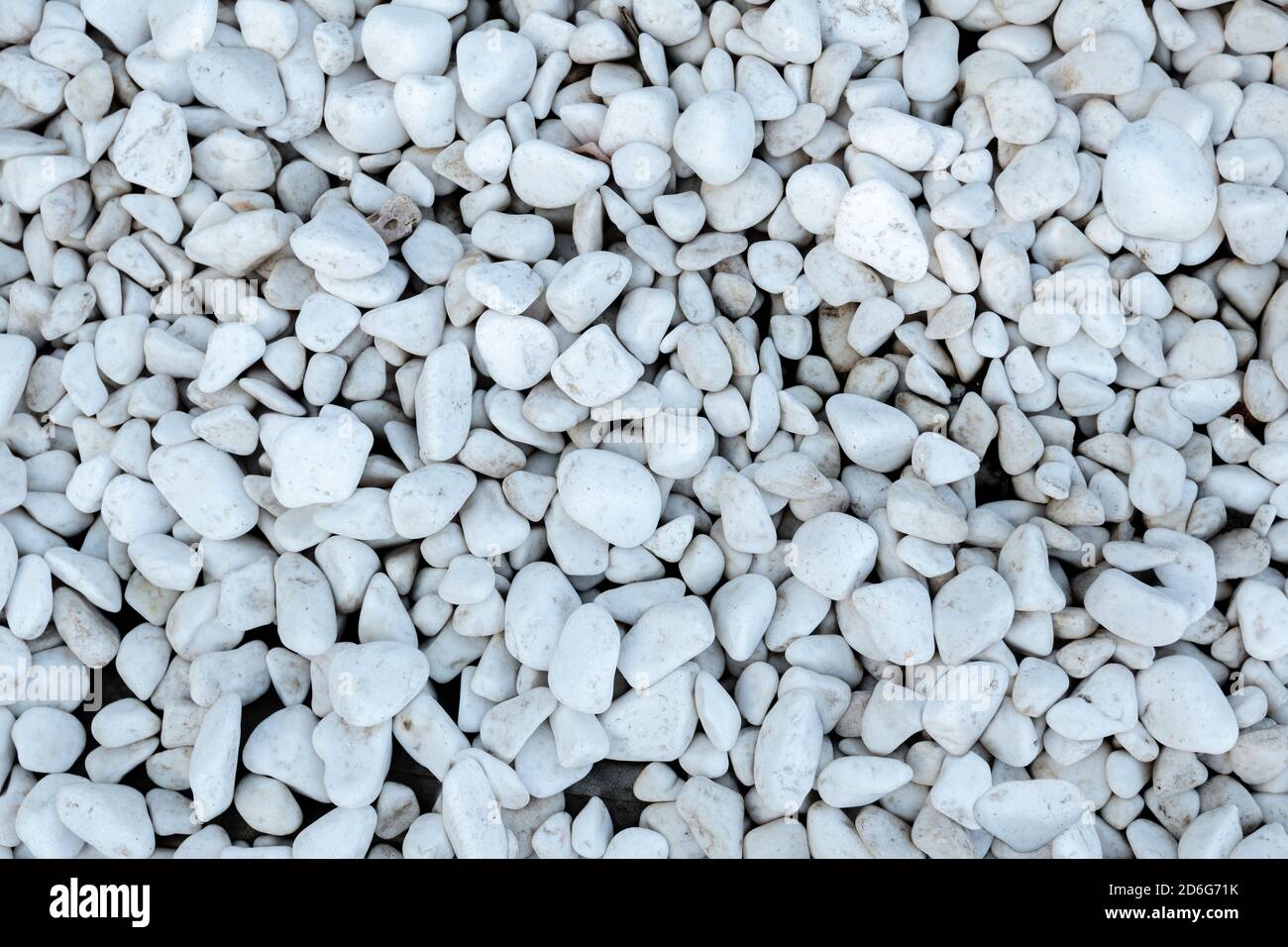 White pebble texture. Small stone background. Natural gravel rock ...