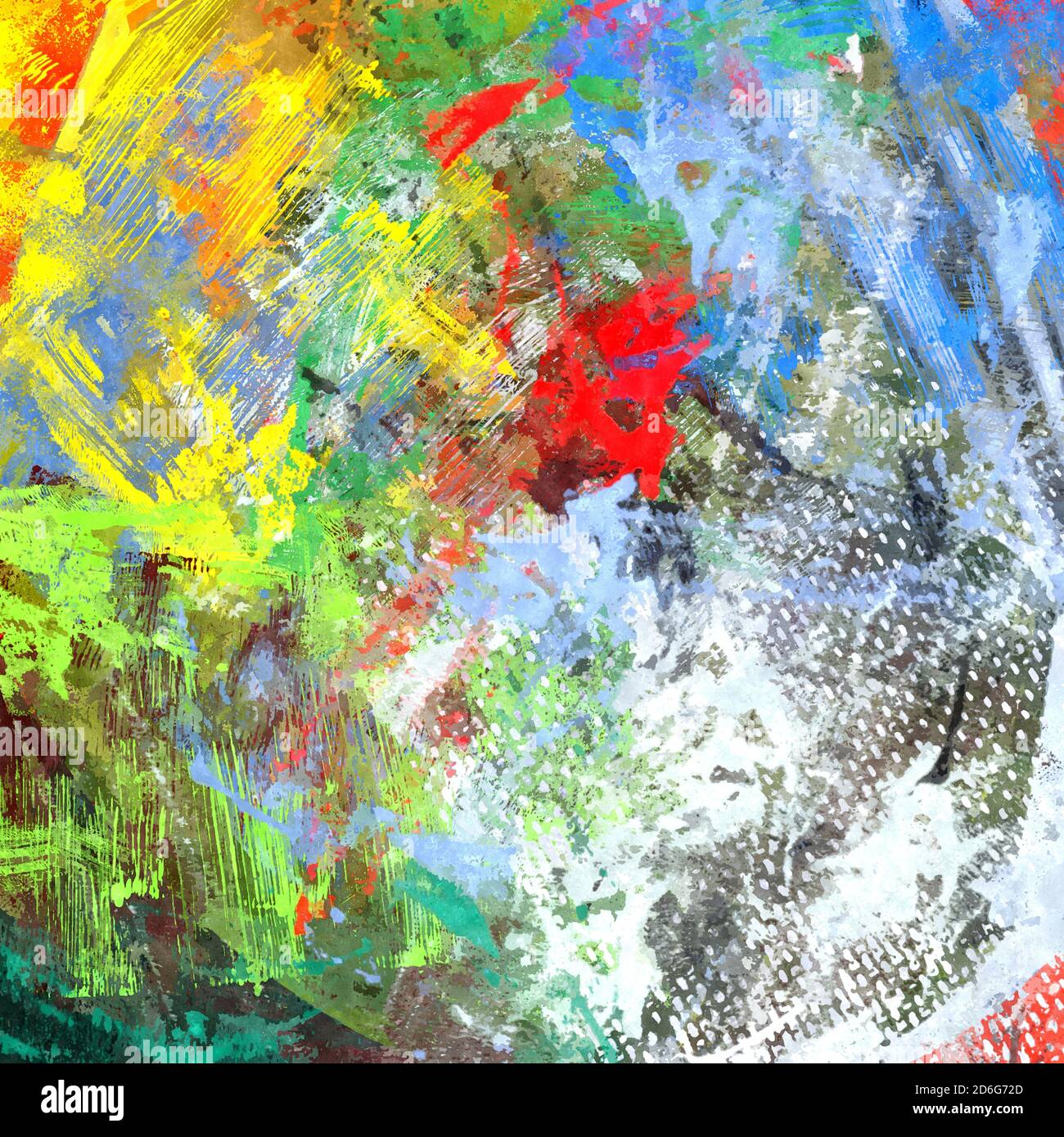 Texture of strokes of colored paint, blurred spots with brushes of ...