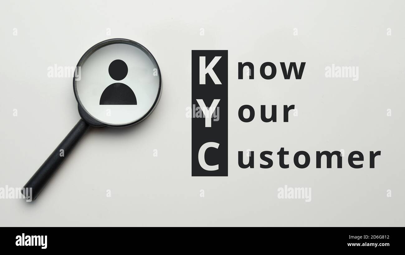 Kyc symbol hi-res stock photography and images - Alamy