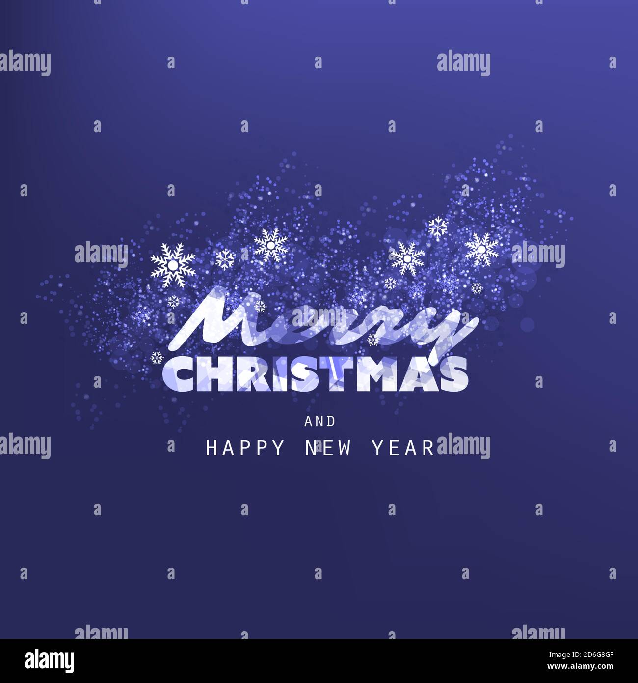 Merry Christmas, Happy Holidays Greeting Card Stock Vector Image & Art ...