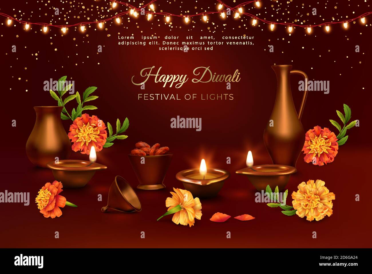 Diwali Festival Banner Stock Vector Image & Art - Alamy