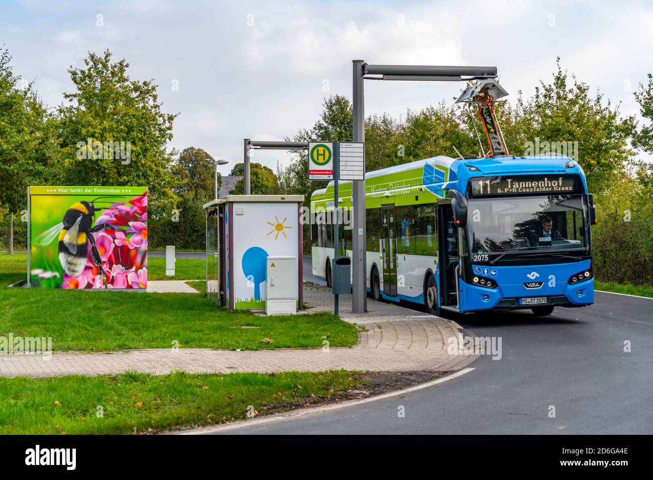 Electric bus charging infrastructure hi-res stock photography and ...
