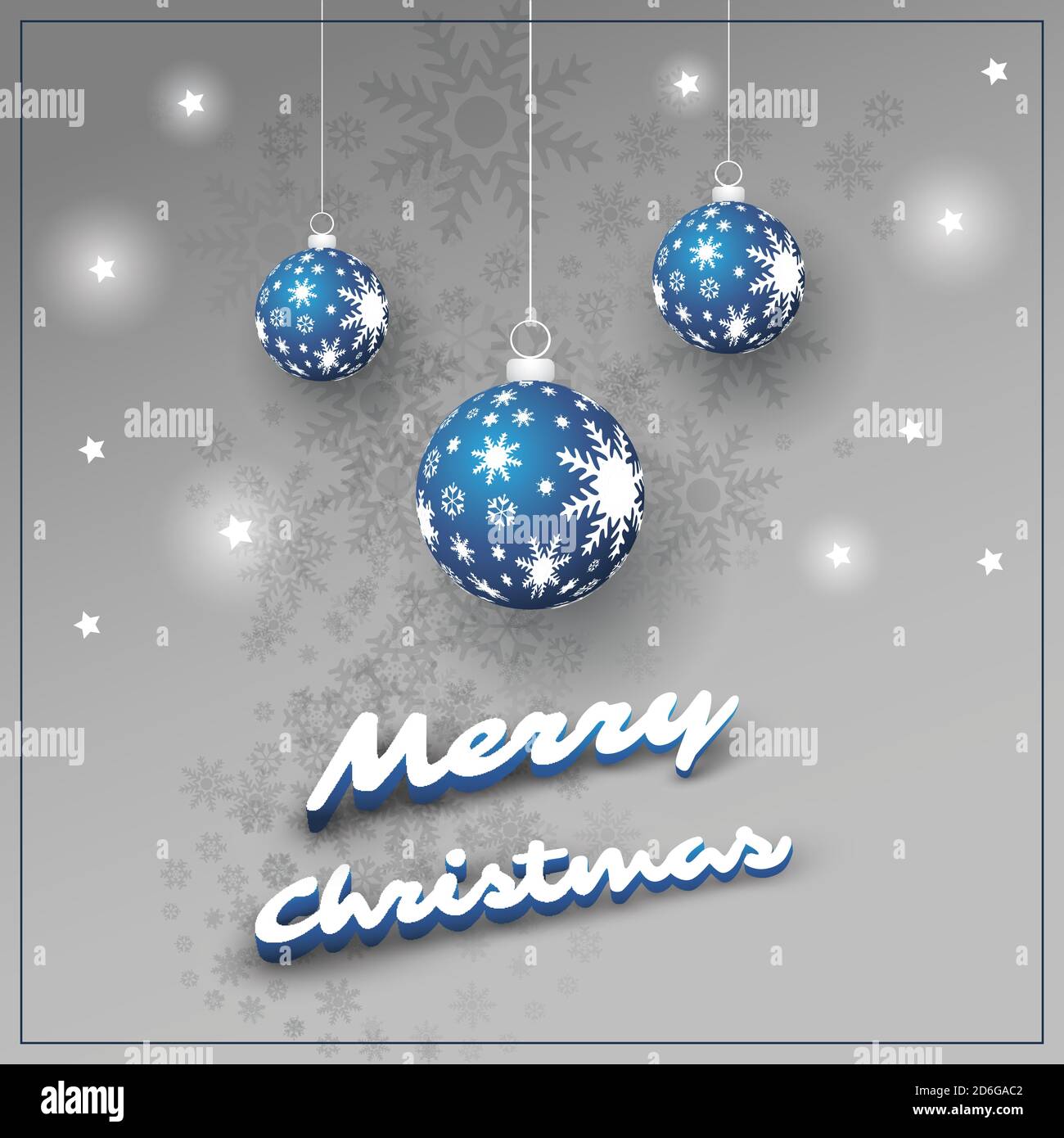 Christmas Card Background with Balls Stock Vector Image & Art - Alamy