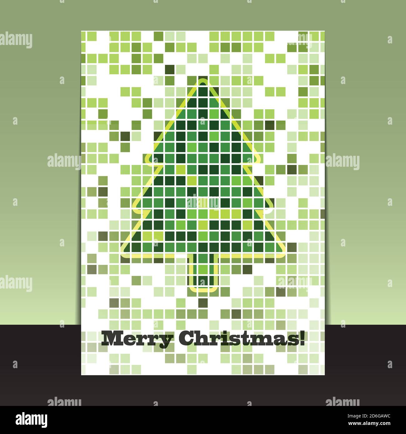 Christmas Tree Flyer or Cover Design Stock Vector Image & Art - Alamy