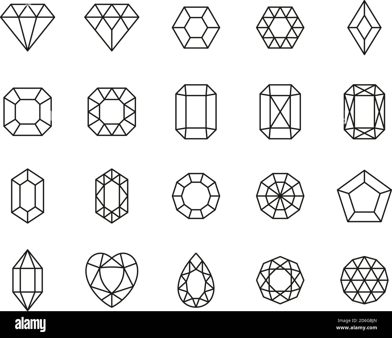 Black Diamond Outline