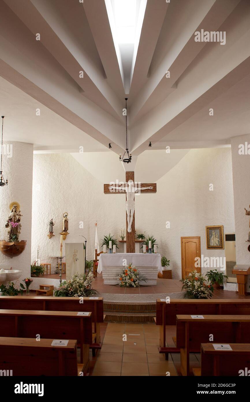 Interior of a church Stock Photo - Alamy