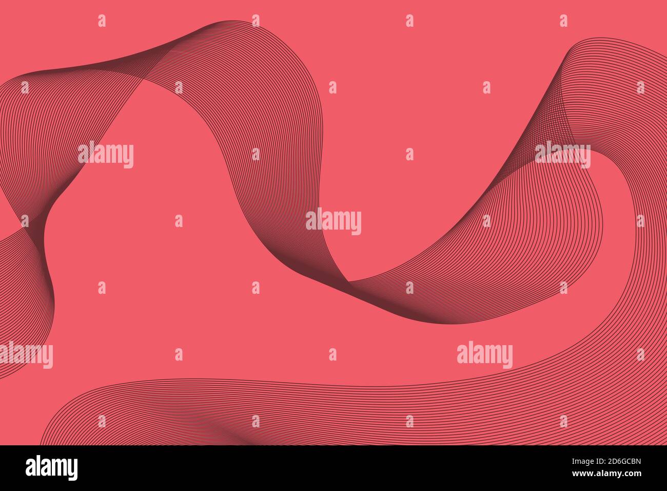 Abstract background made with repeated curvy lines in wave abstraction ...