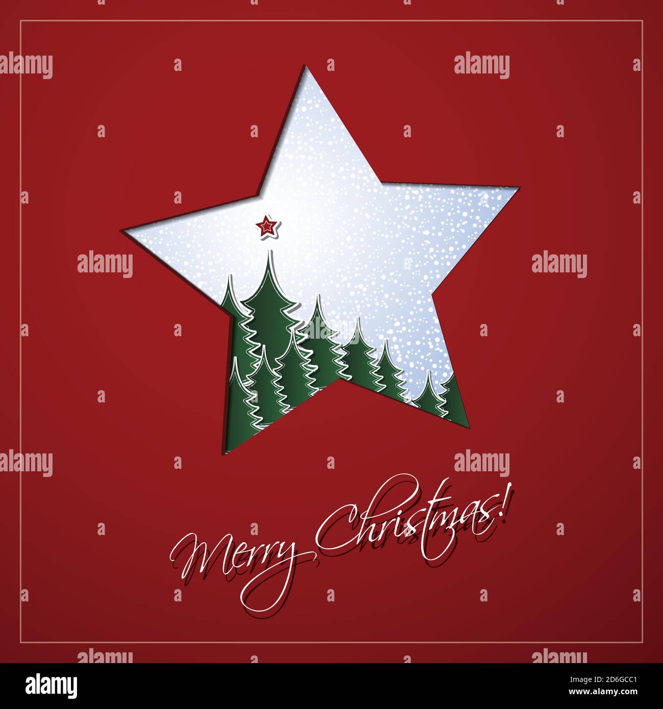Christmas Card Background Template Design Stock Vector Image & Art - Alamy