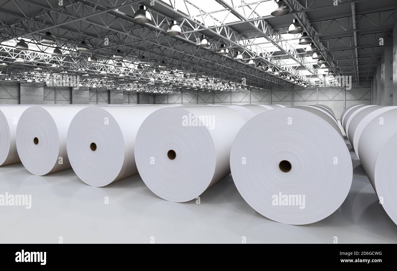 Large paper rolls hi-res stock photography and images - Alamy