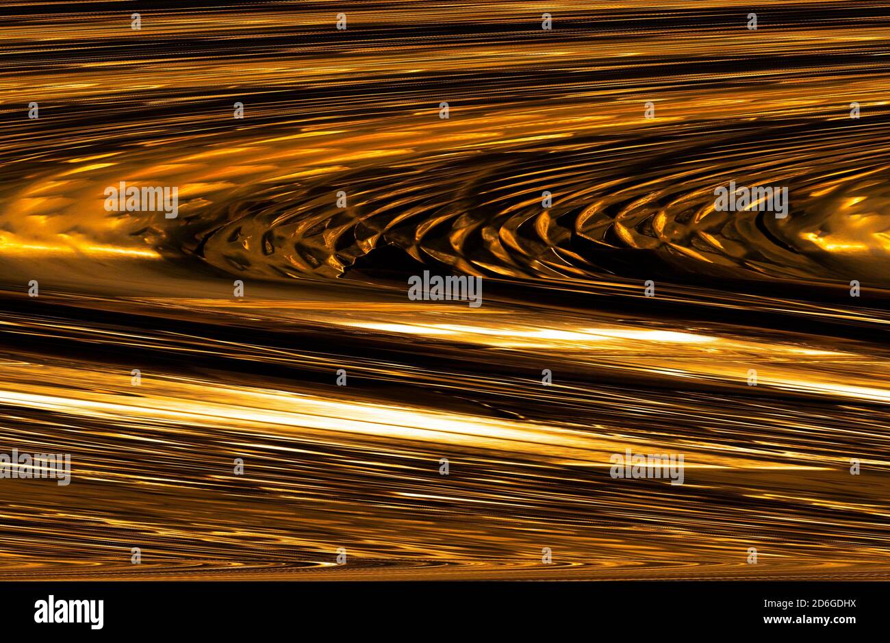 Illustration of abstract swirls in gold tones Stock Photo - Alamy