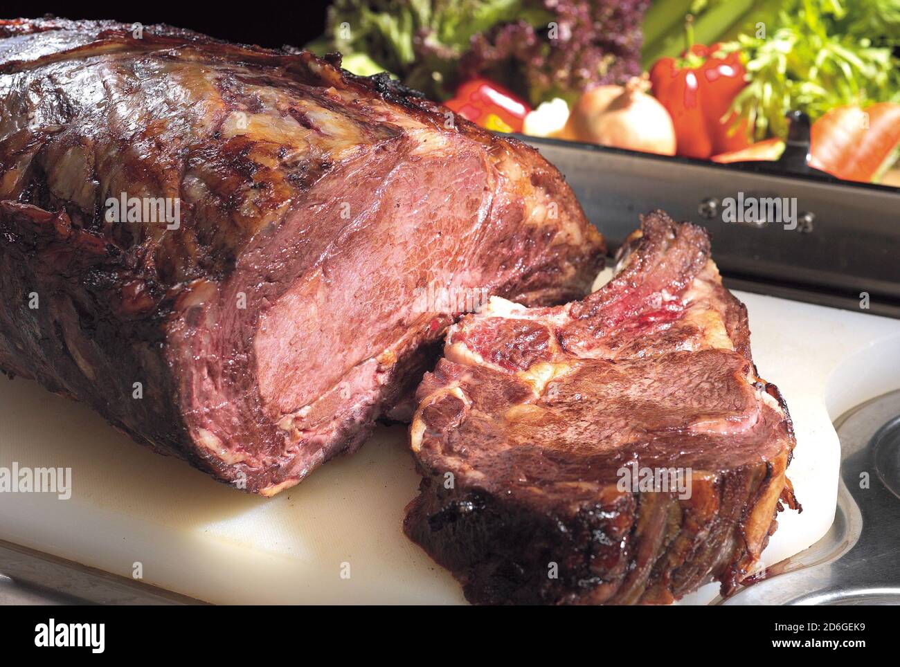 Delicious juicy ribs roasted on hi-res stock photography and images - Alamy