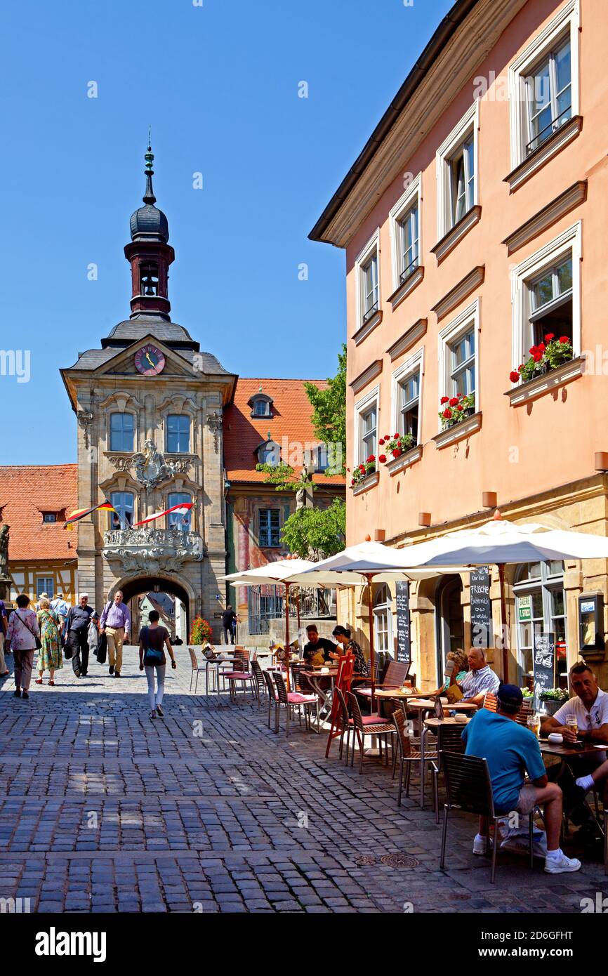 Bayern,Oberfranken,Stadt Bamberg, Altes Rathaus Stock Photo - Alamy