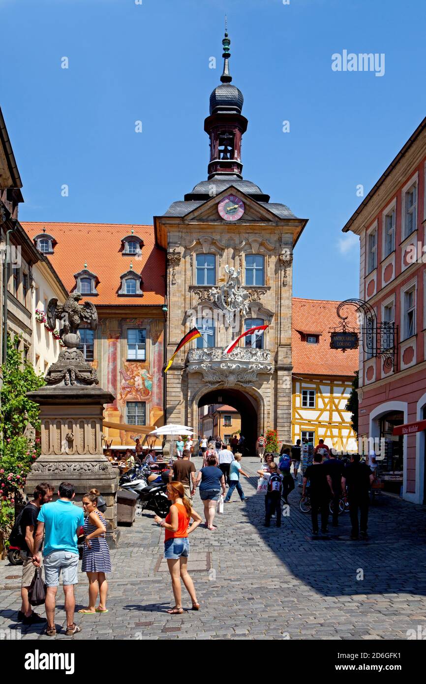 Bayern,Oberfranken,Stadt Bamberg, Altes Rathaus Stock Photo - Alamy