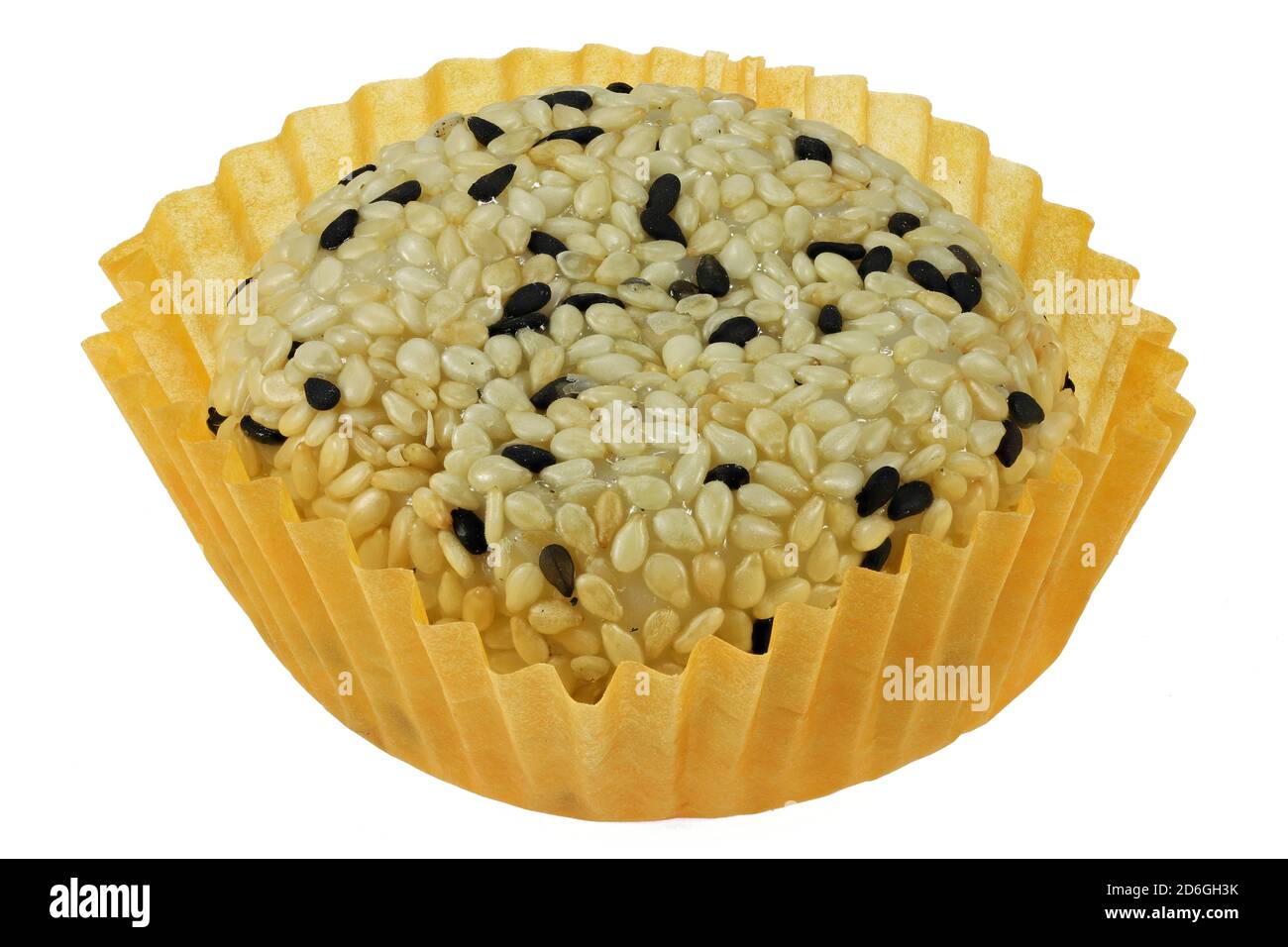 Taiwanese glutinous rice cake isolated on white background Stock Photo ...