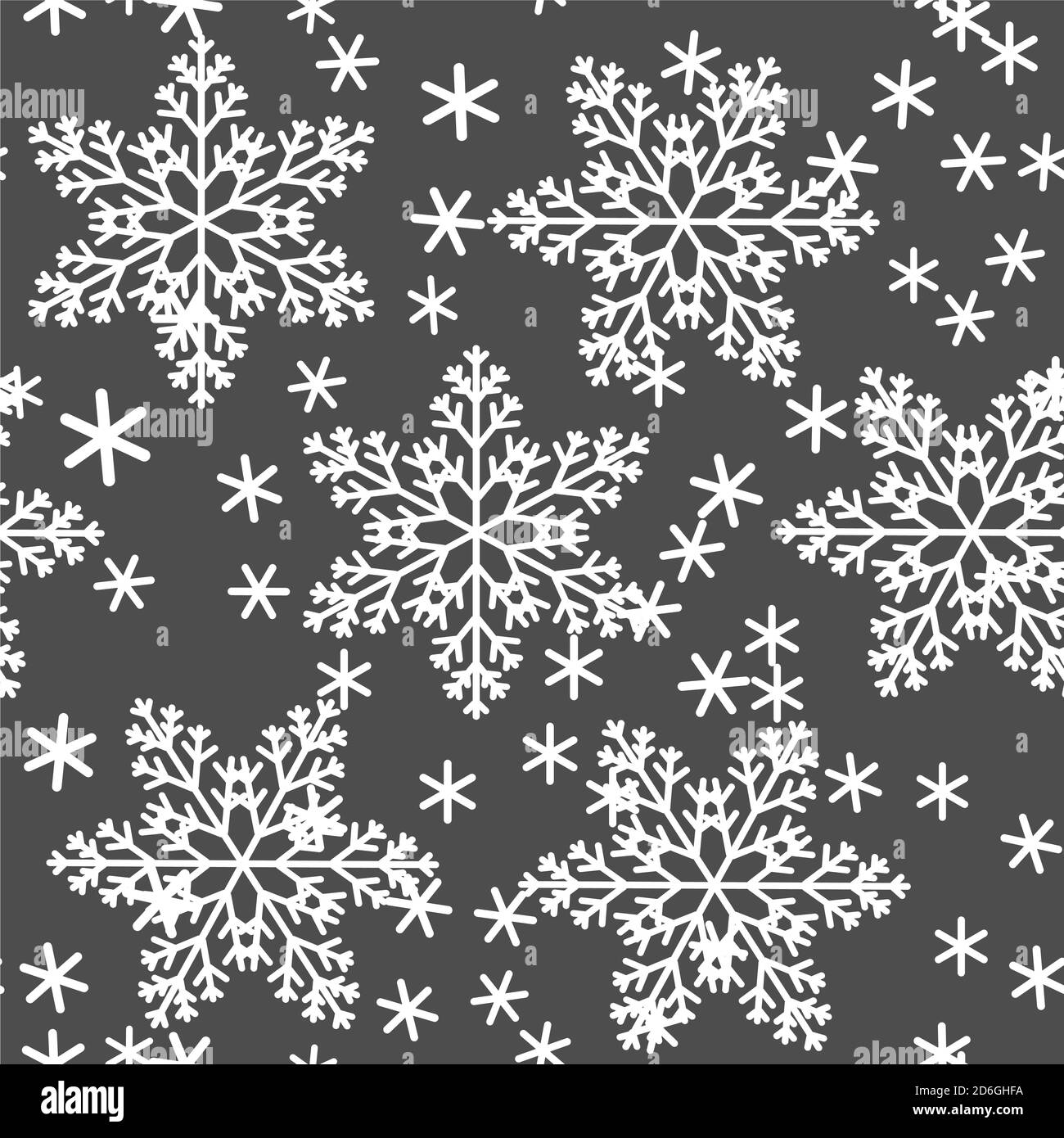 Abstract seamless background design cloth texture with snowflakes ...