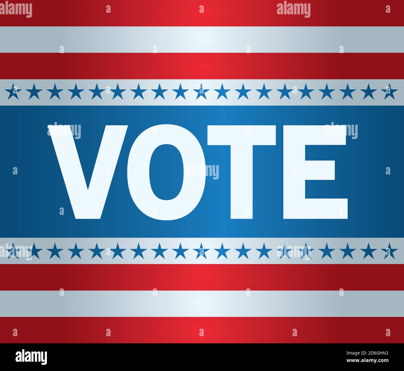 Presidential election usa vote with stars vector design Stock Vector ...