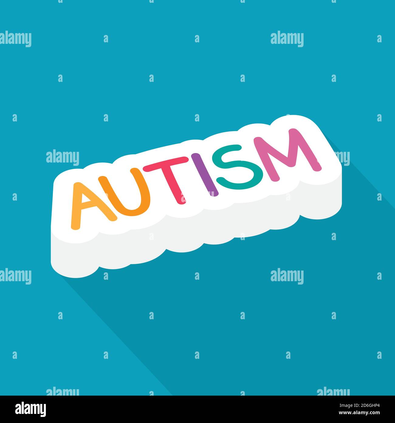autism word concept - vector illustration Stock Vector Image & Art - Alamy