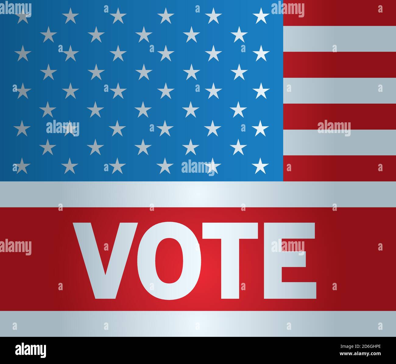 Presidential election usa vote with stars vector design Stock Vector ...