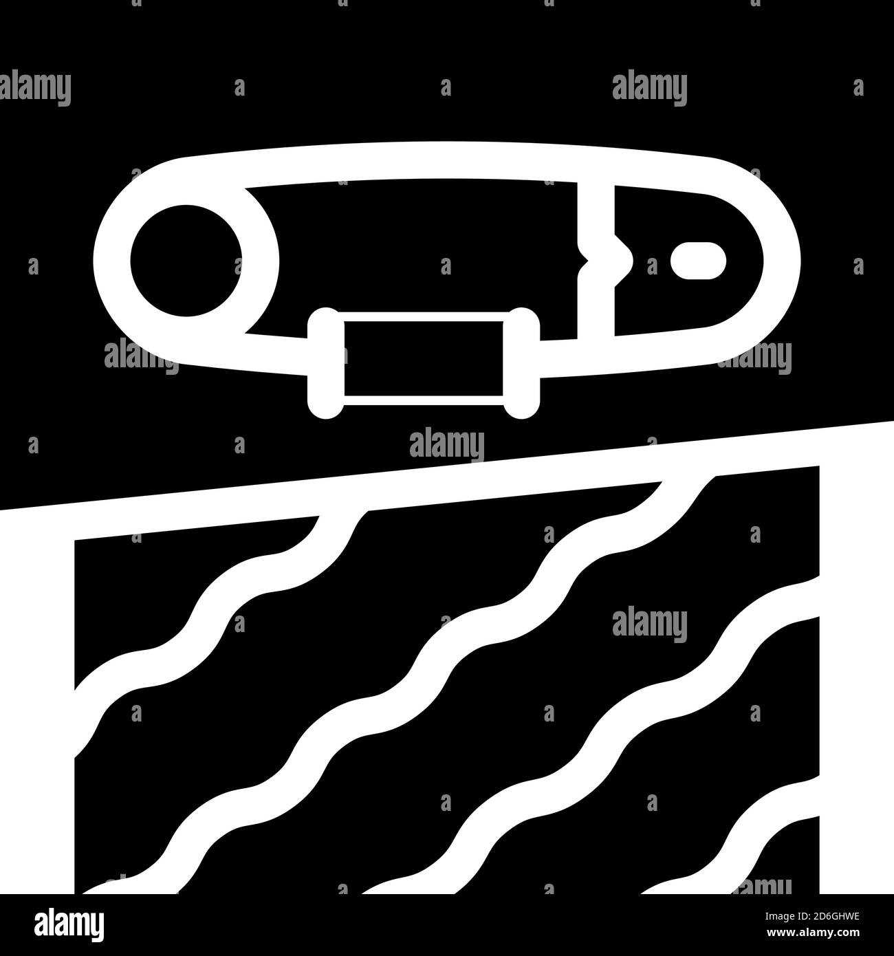 pin and fabric glyph icon vector illustration Stock Vector Image & Art ...