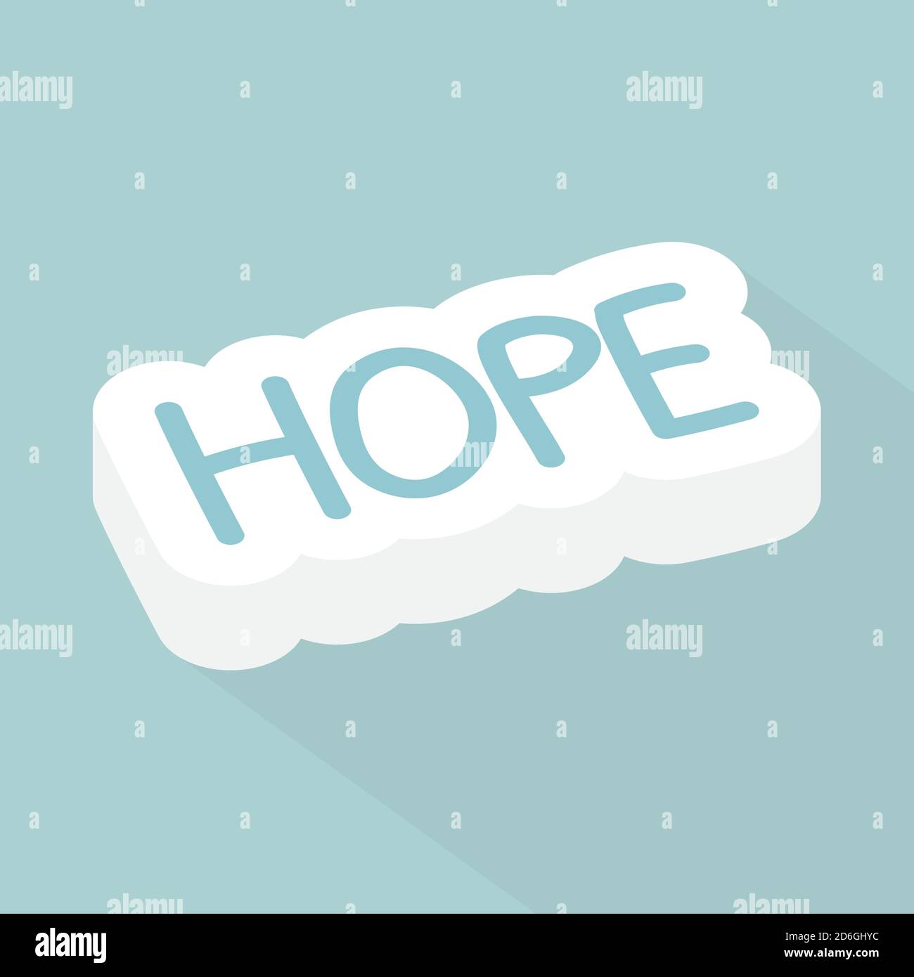 Optimism concept hope Stock Vector Images - Alamy