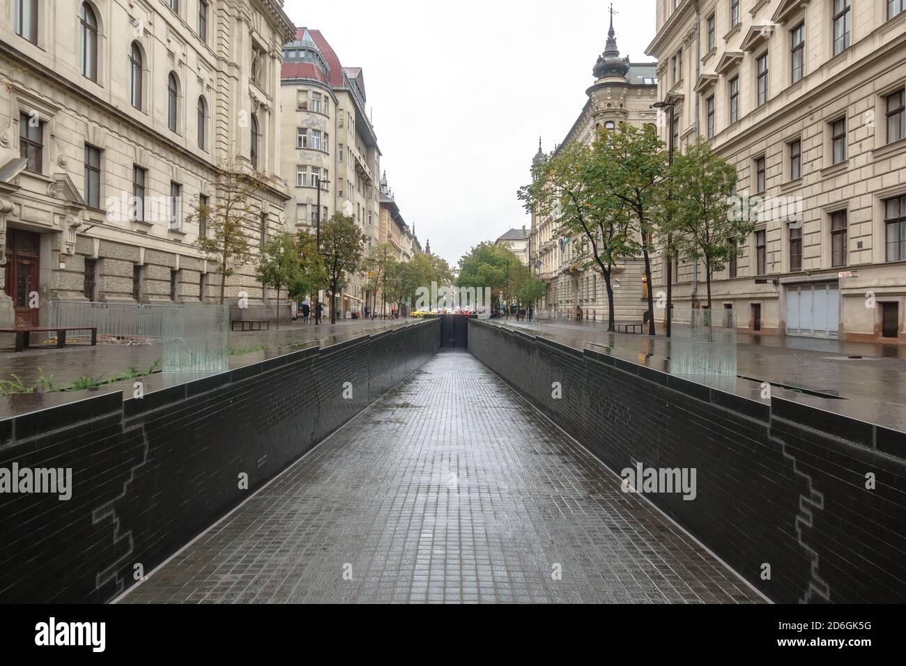 The National Unity Monument recalling the Treaty of Trianon in Budapest ...