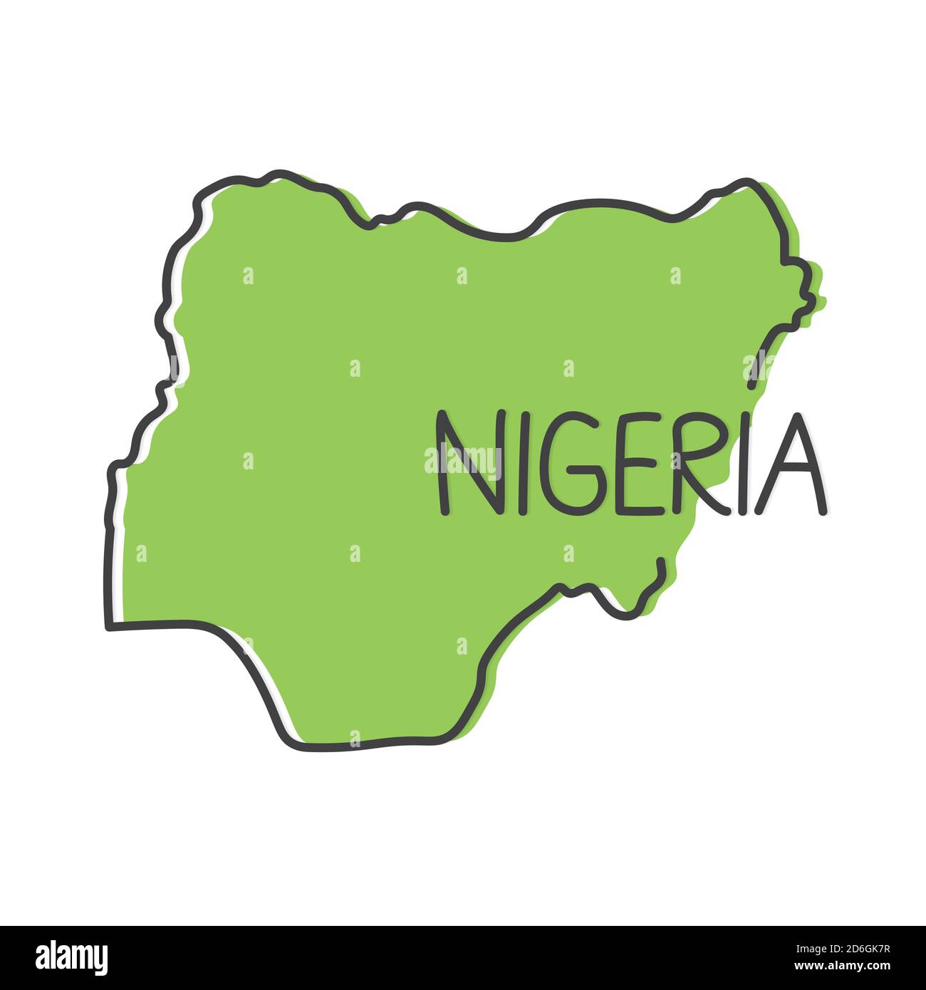 Nigeria Map High Resolution Stock Photography and Images - Alamy