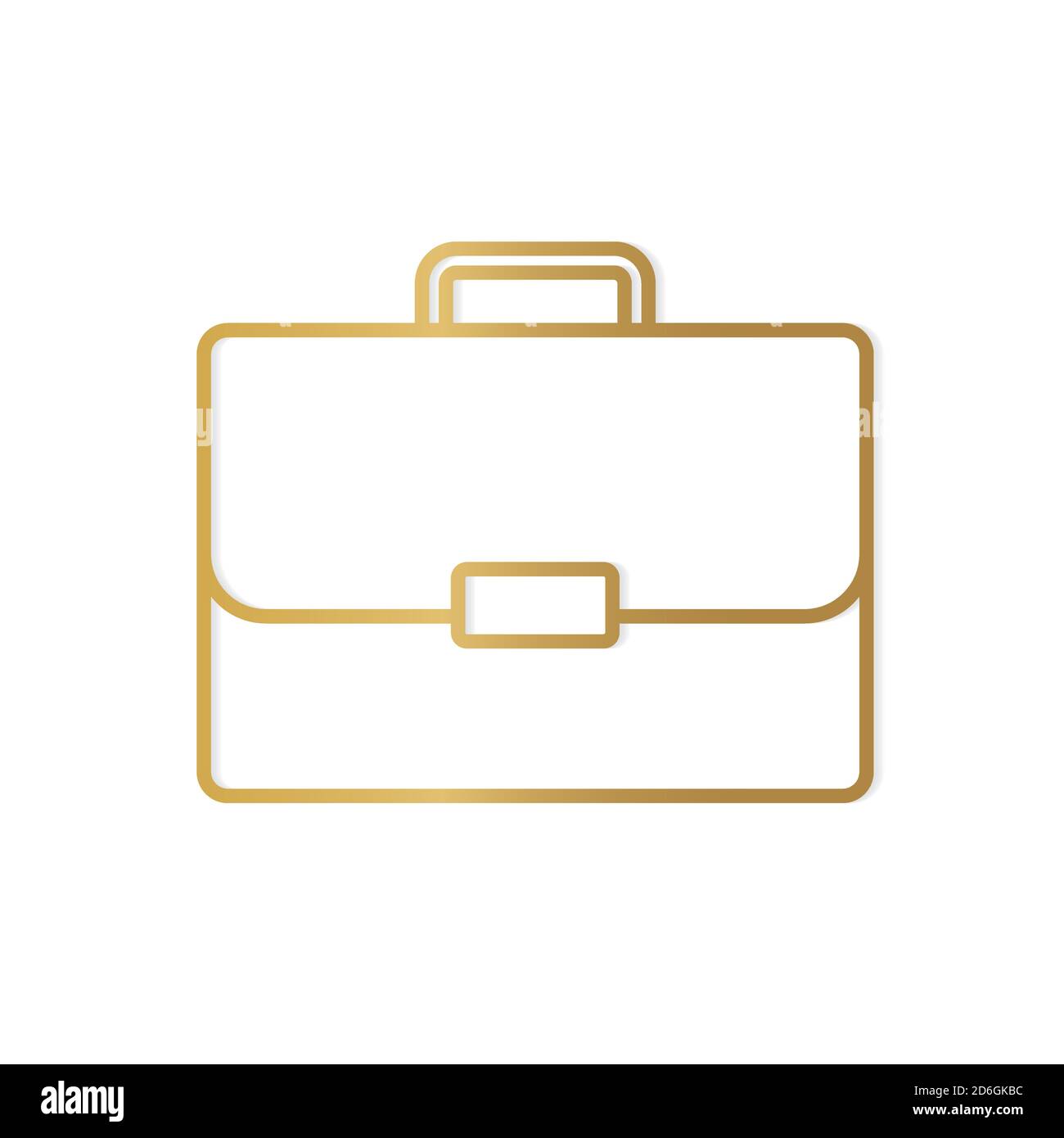 Gold briefcase vector vectors Cut Out Stock Images & Pictures - Alamy