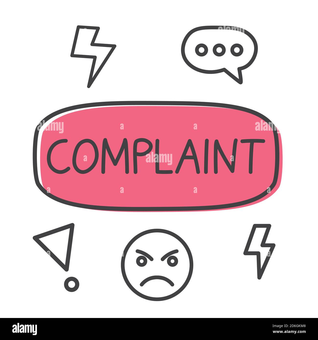 complaint word concept- vector illustration Stock Vector Image & Art ...