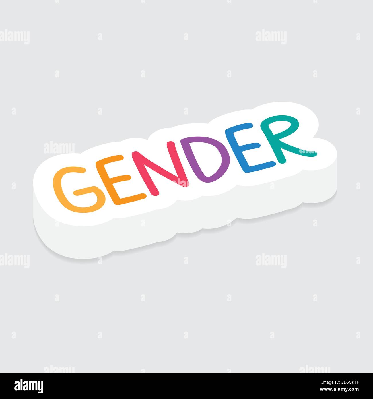 word gender concept - vector illustration Stock Vector Image & Art - Alamy