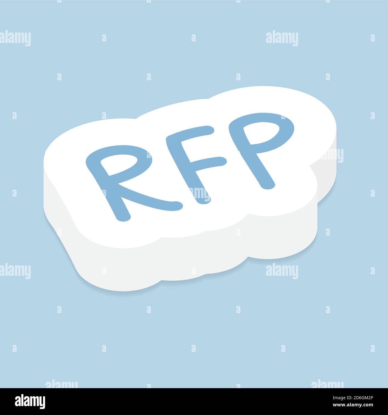 RFP (Request For Proposal) acronym concept- vector illustration Stock ...