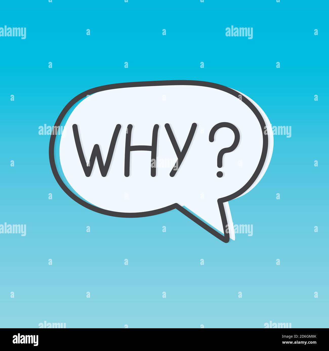 question why concept - vector illustration Stock Vector Image & Art - Alamy