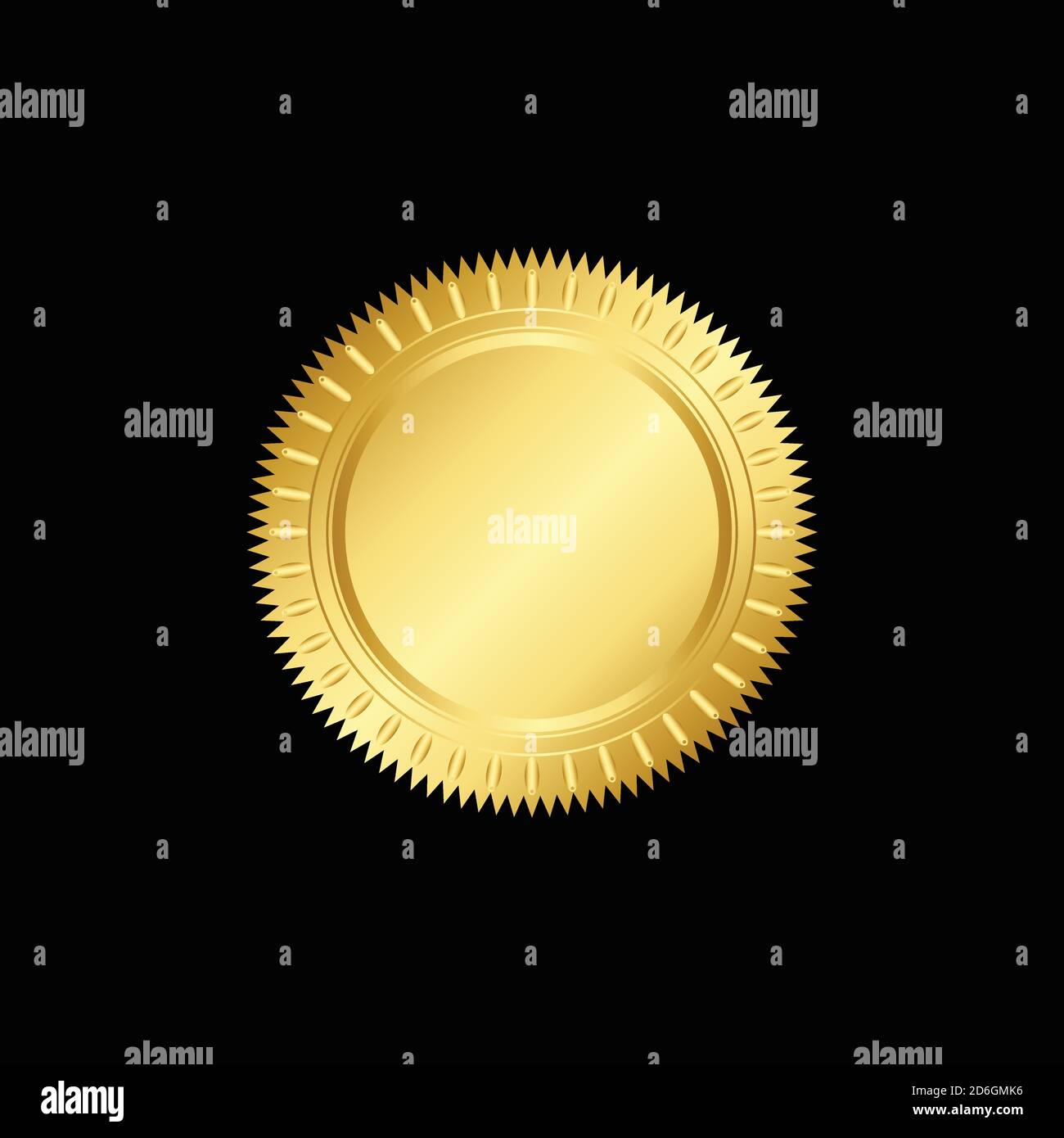 Gold Seal Vector