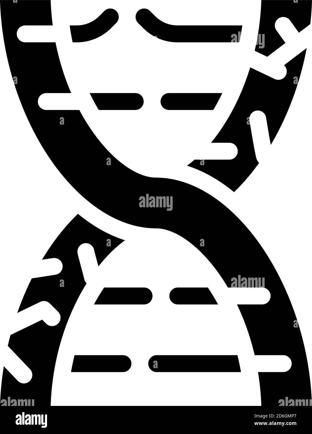 dna decay glyph icon vector black illustration Stock Vector Image & Art ...