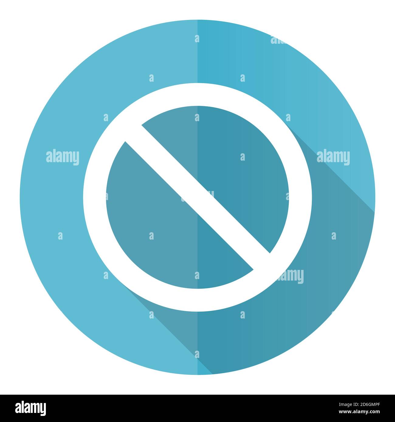 Denied symbol circle icon Stock Vector Images - Alamy