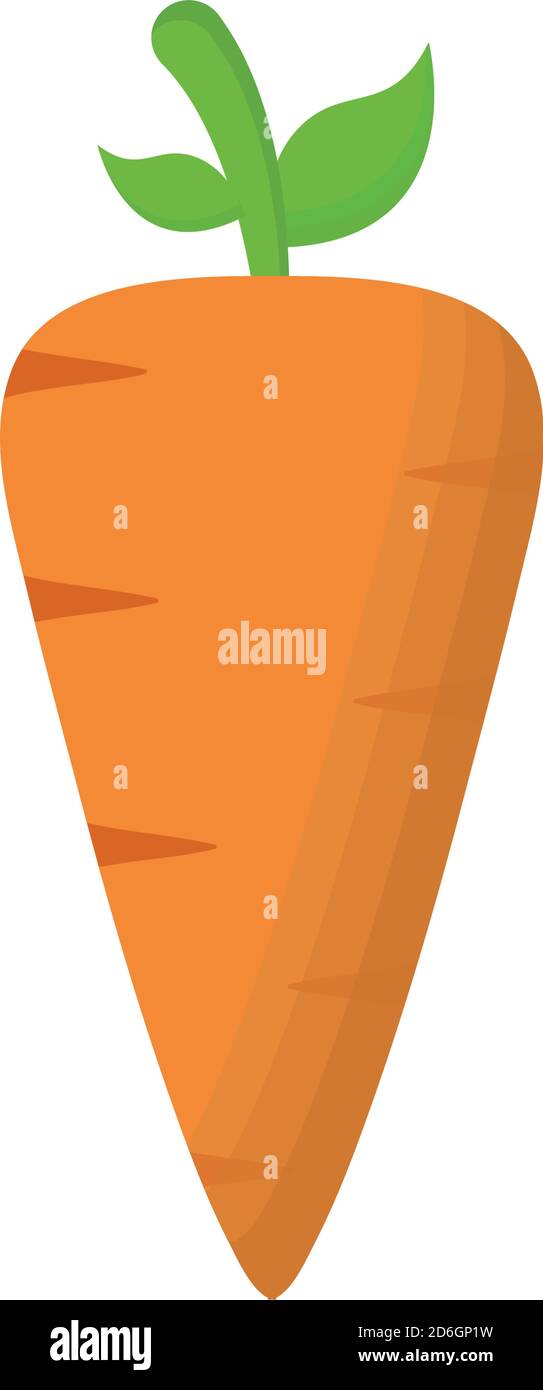 Isolated carrot vegetable vector design Stock Vector Image & Art - Alamy