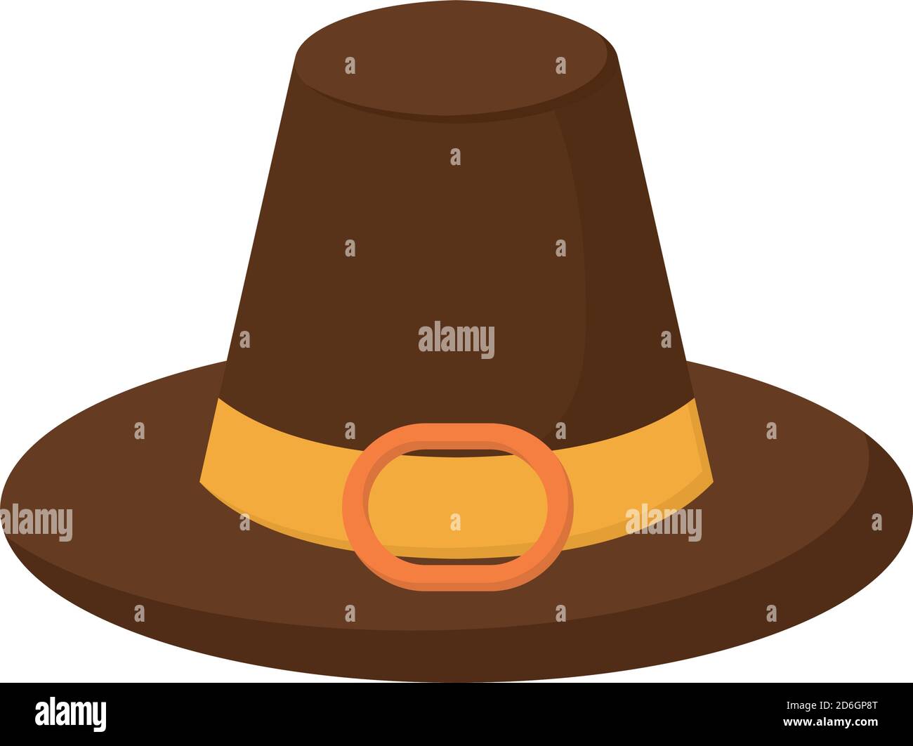 Happy thanksgiving day hat vector design Stock Vector Image & Art - Alamy