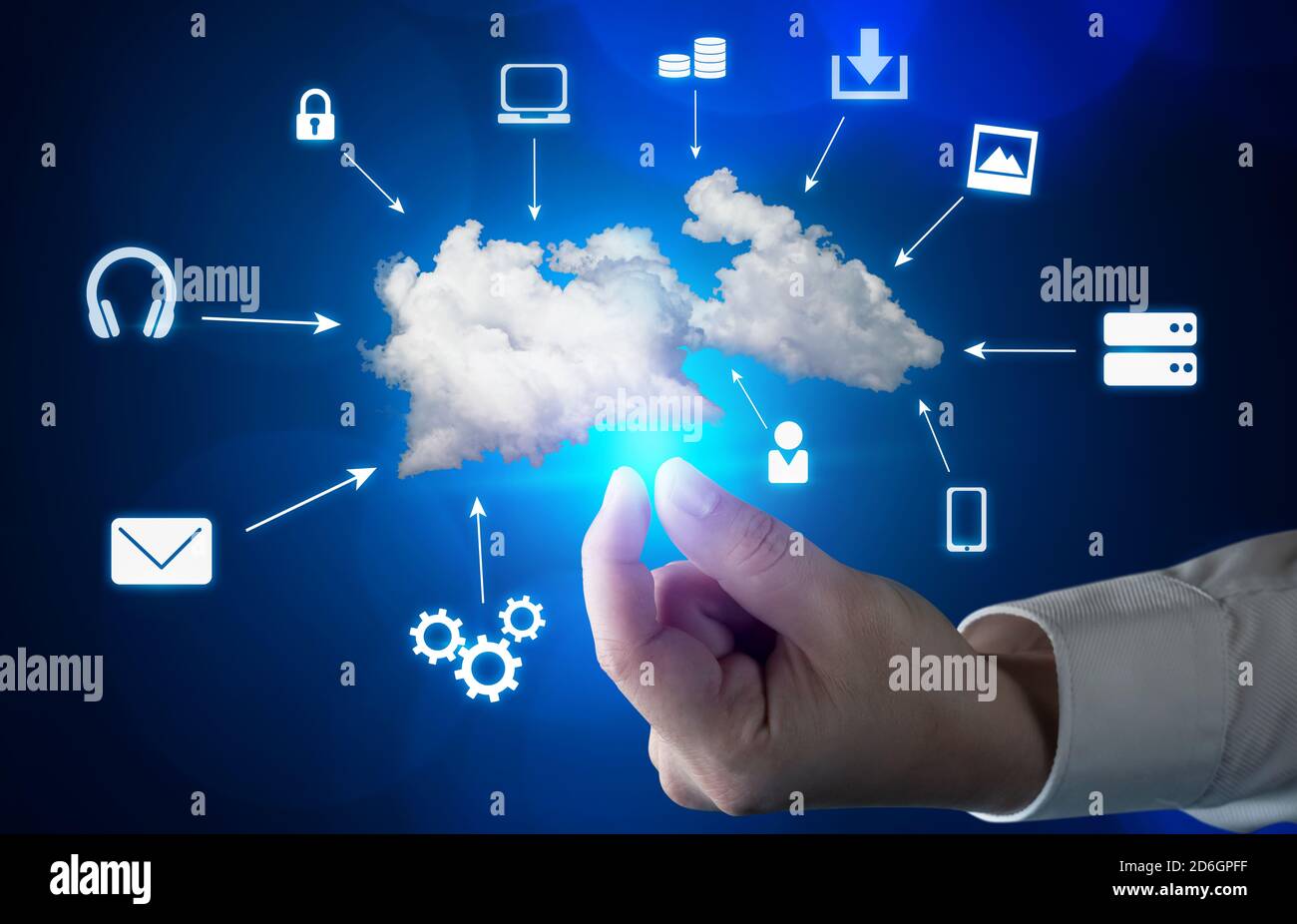 Cloud computing technology and online data storage for global data ...