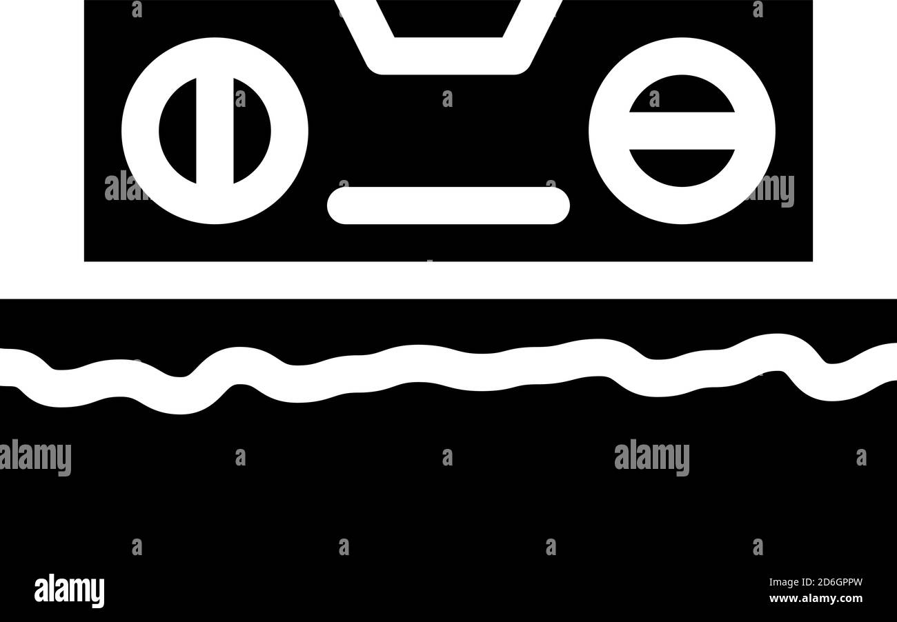 building level glyph icon vector black illustration Stock Vector Image ...