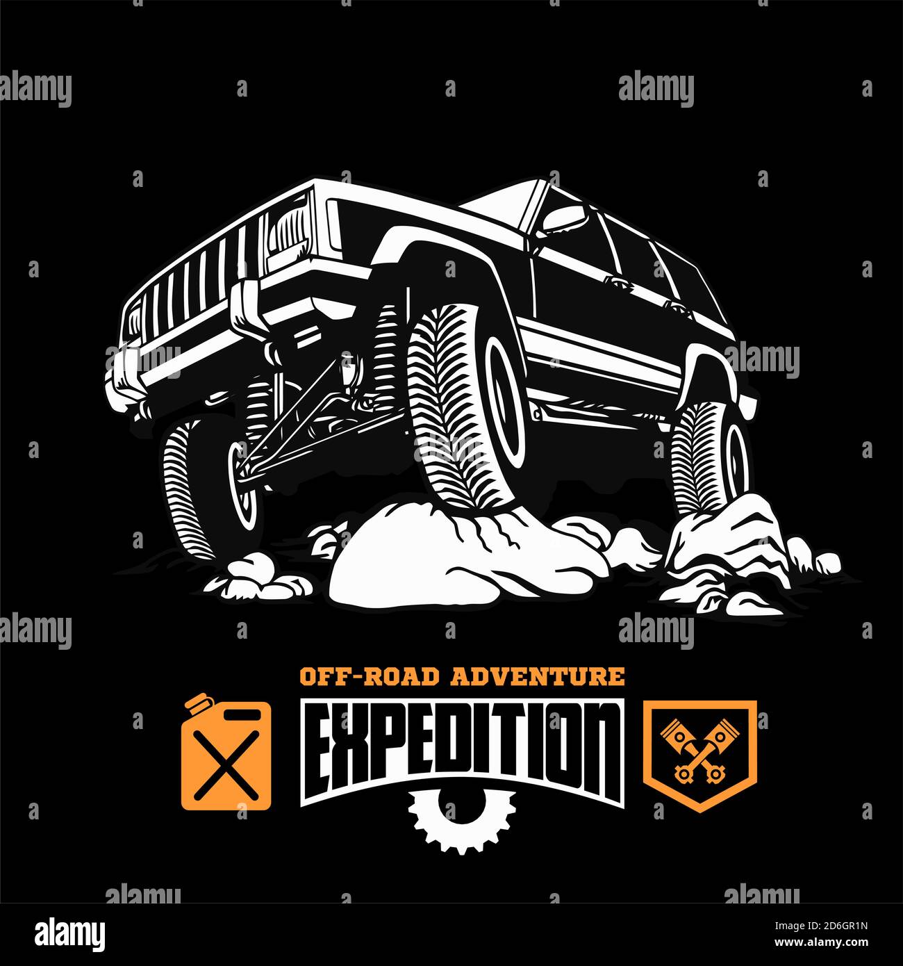 Suv equipment Stock Vector Images - Alamy