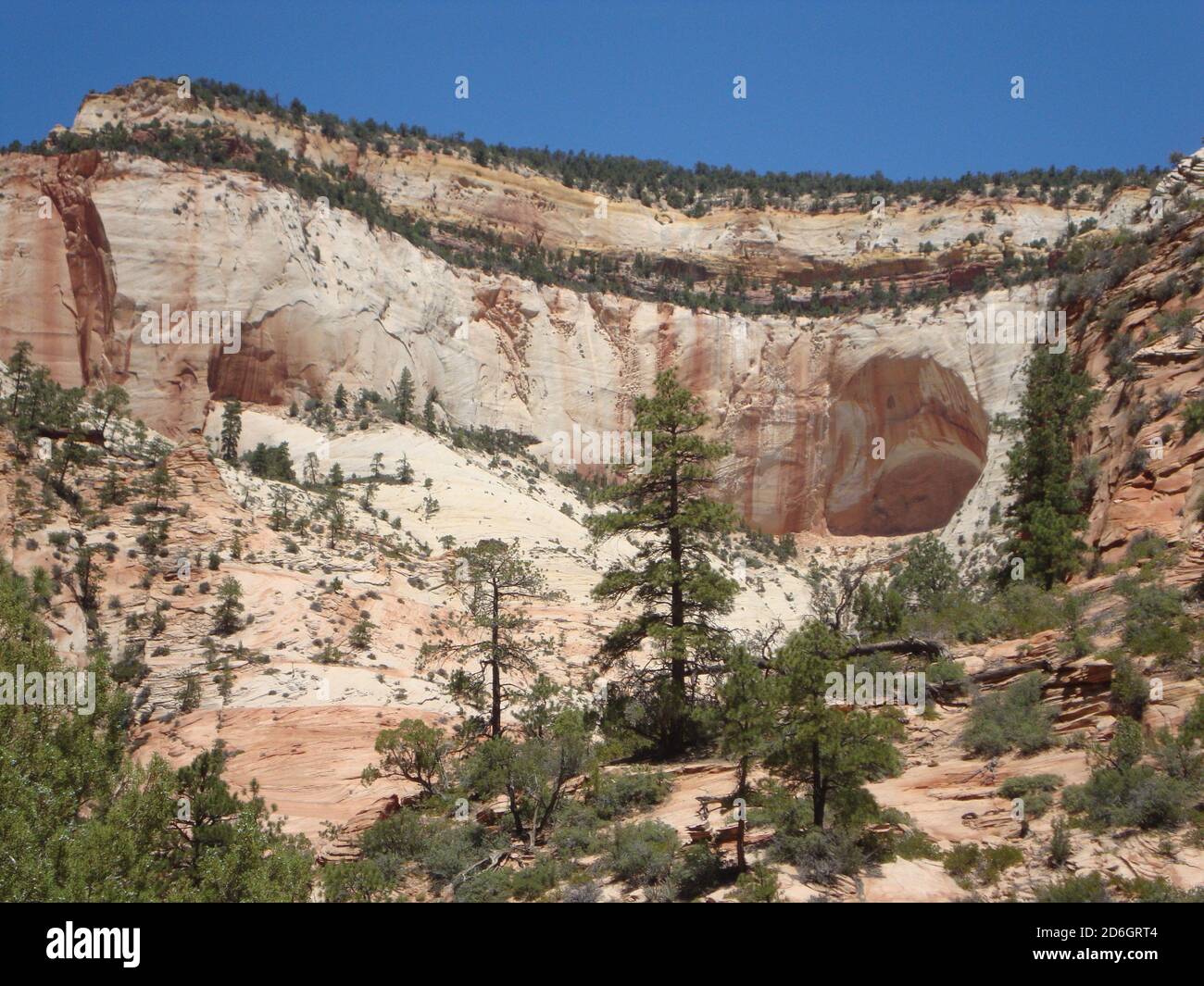 Mesmerizing shot of Zion national park in Southwestern Utah near the ...