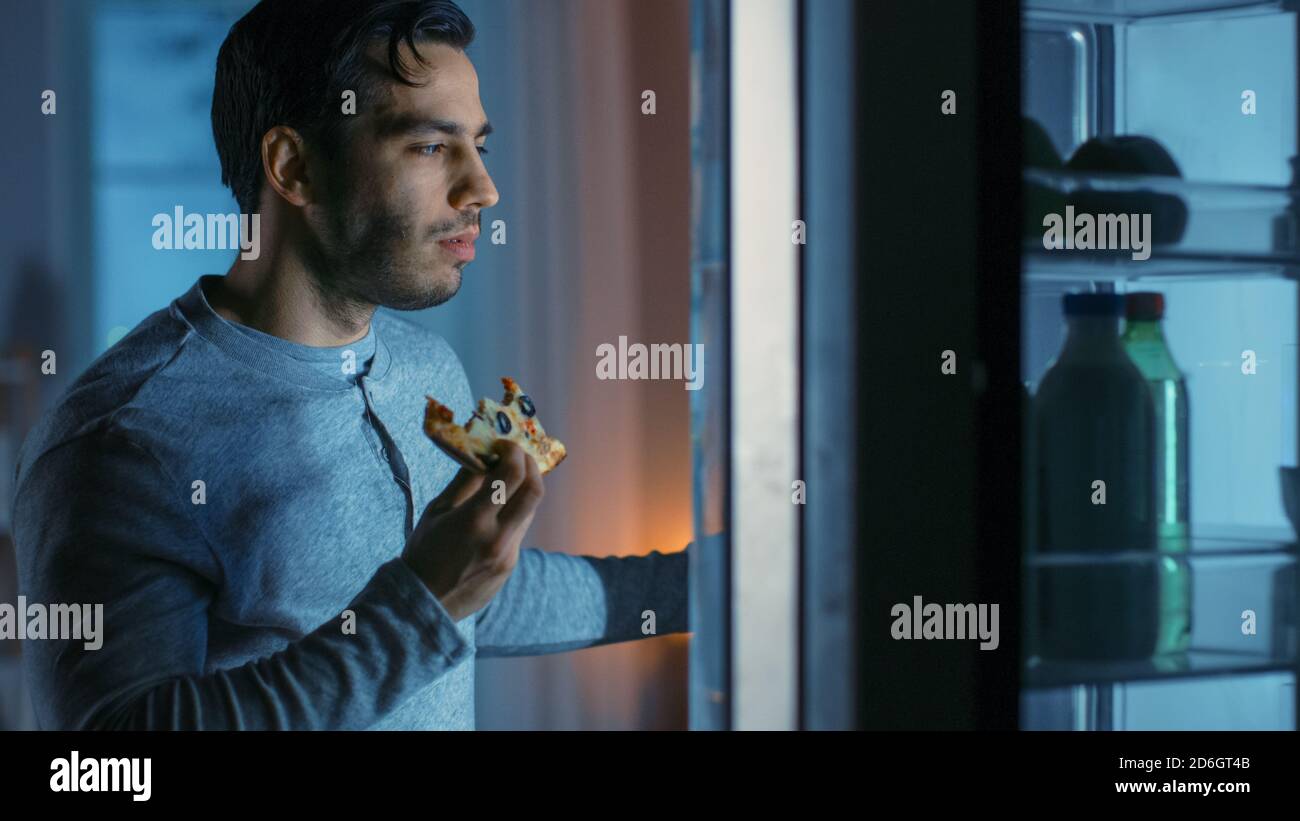 Leftover pizza fridge hi-res stock photography and images - Alamy